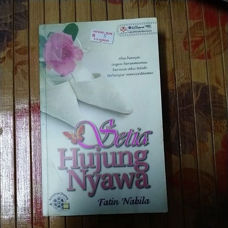 Setia Hujung Nyawa Novel Terpakai Shopee Malaysia