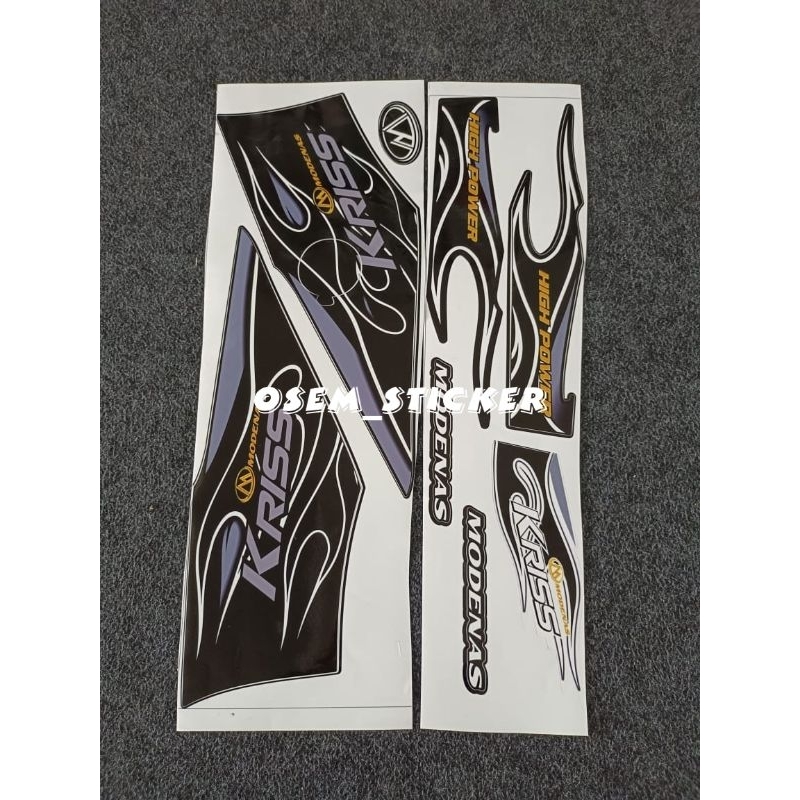 STICKER MODENAS KRISS 1, KRISS 2, KRISS 100, KRISS FL1, KRISS FL2 API ...