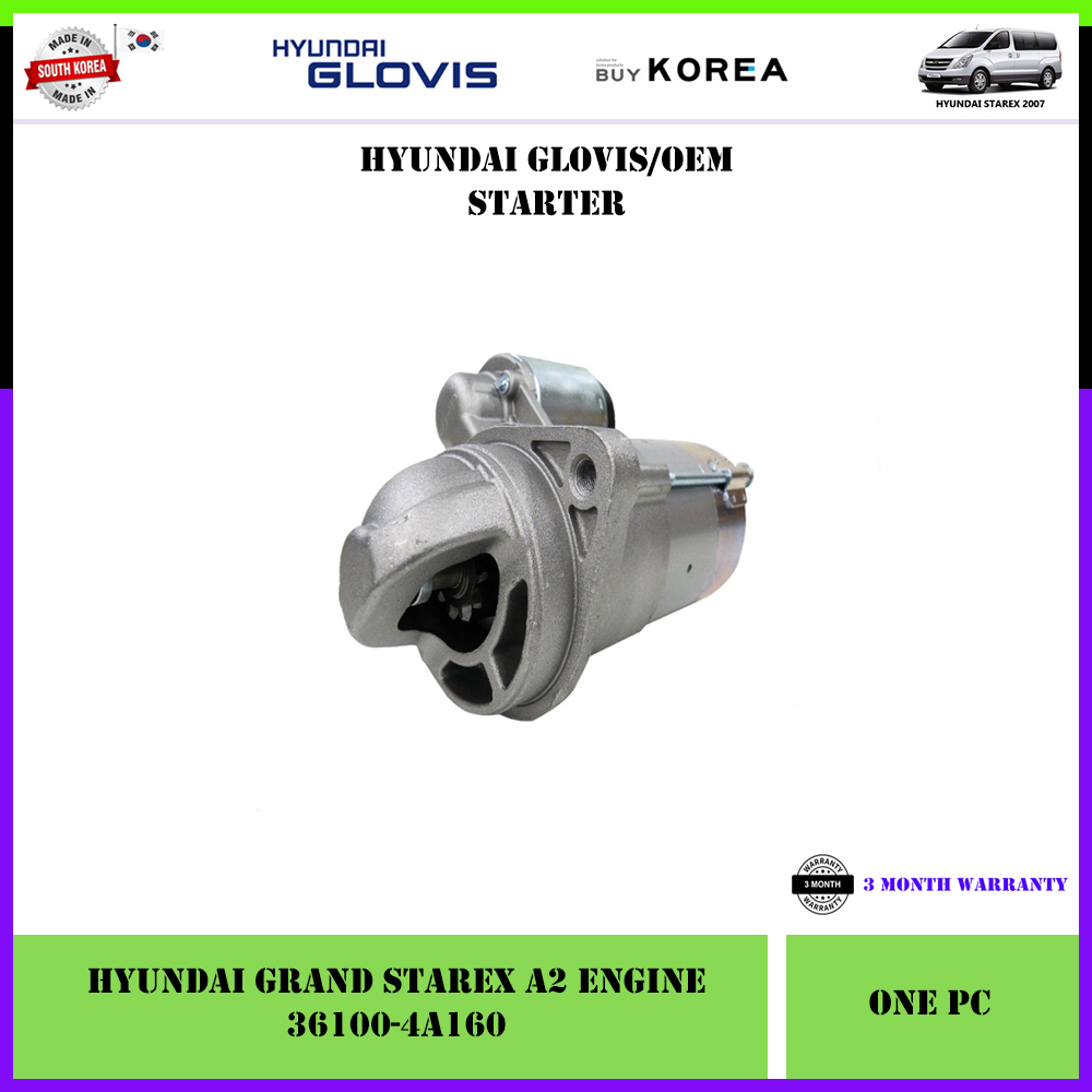 Hyundai Grand Starex A2 Engine Hyundai Glovis Starter (36100-4A150 ...