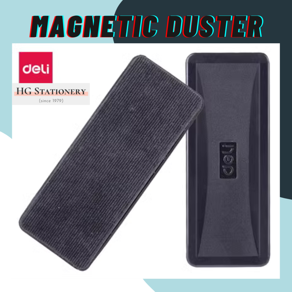 Deli Magnetic Duster Eraser for Whiteboard Blackboard Black Color 白板檫 ...