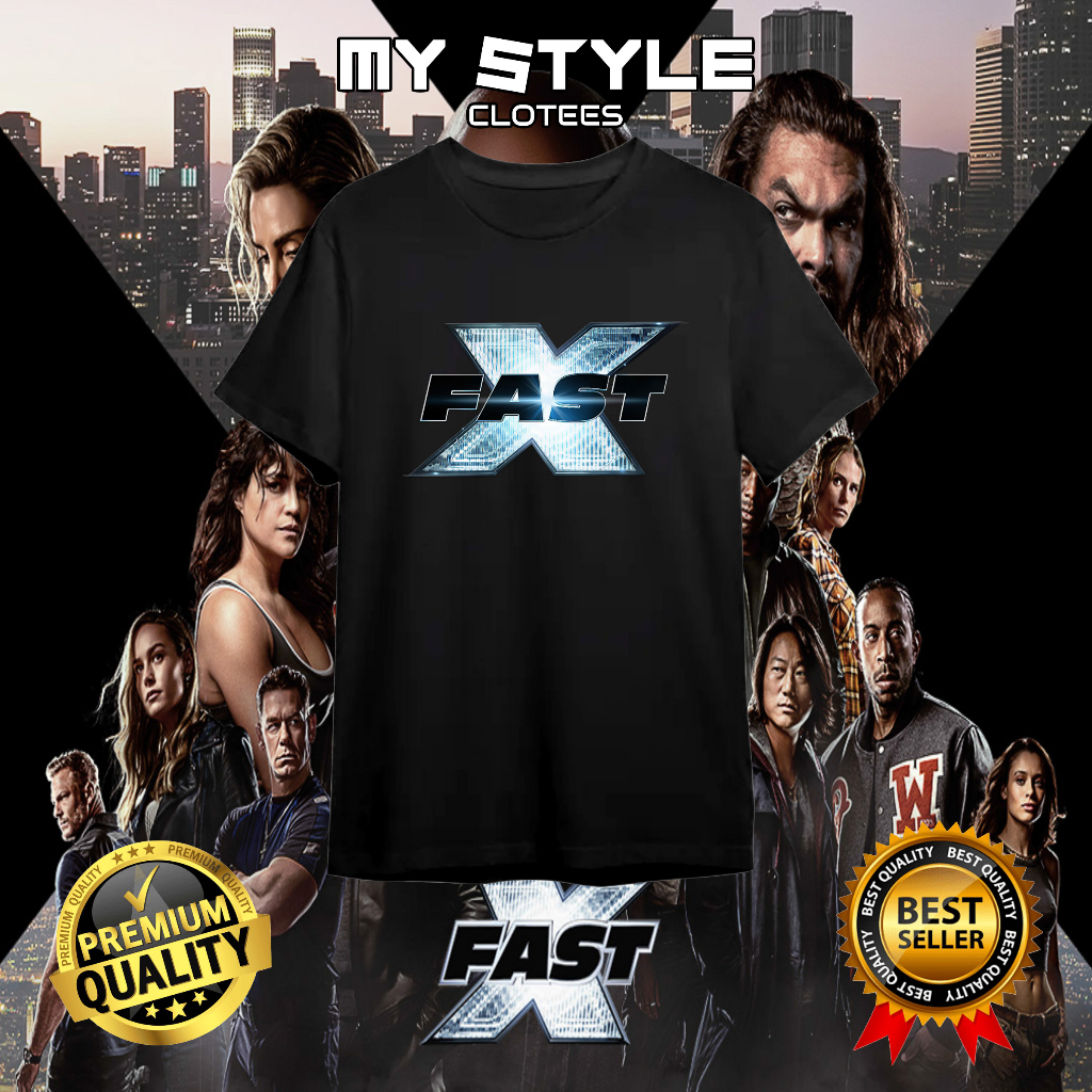 Fast X t shirt 100% cotton/ baju fast and furious 10 cotton | Shopee ...