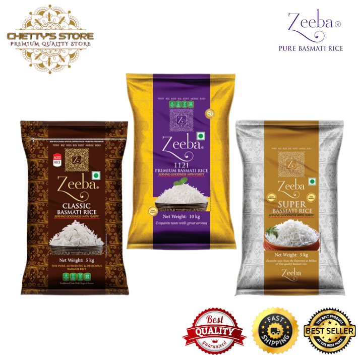 (IMPORTED INDIA) ZEEBA 1121 PREMIUM BASMATI RICE / CLASSIC BASMATI RICE ...