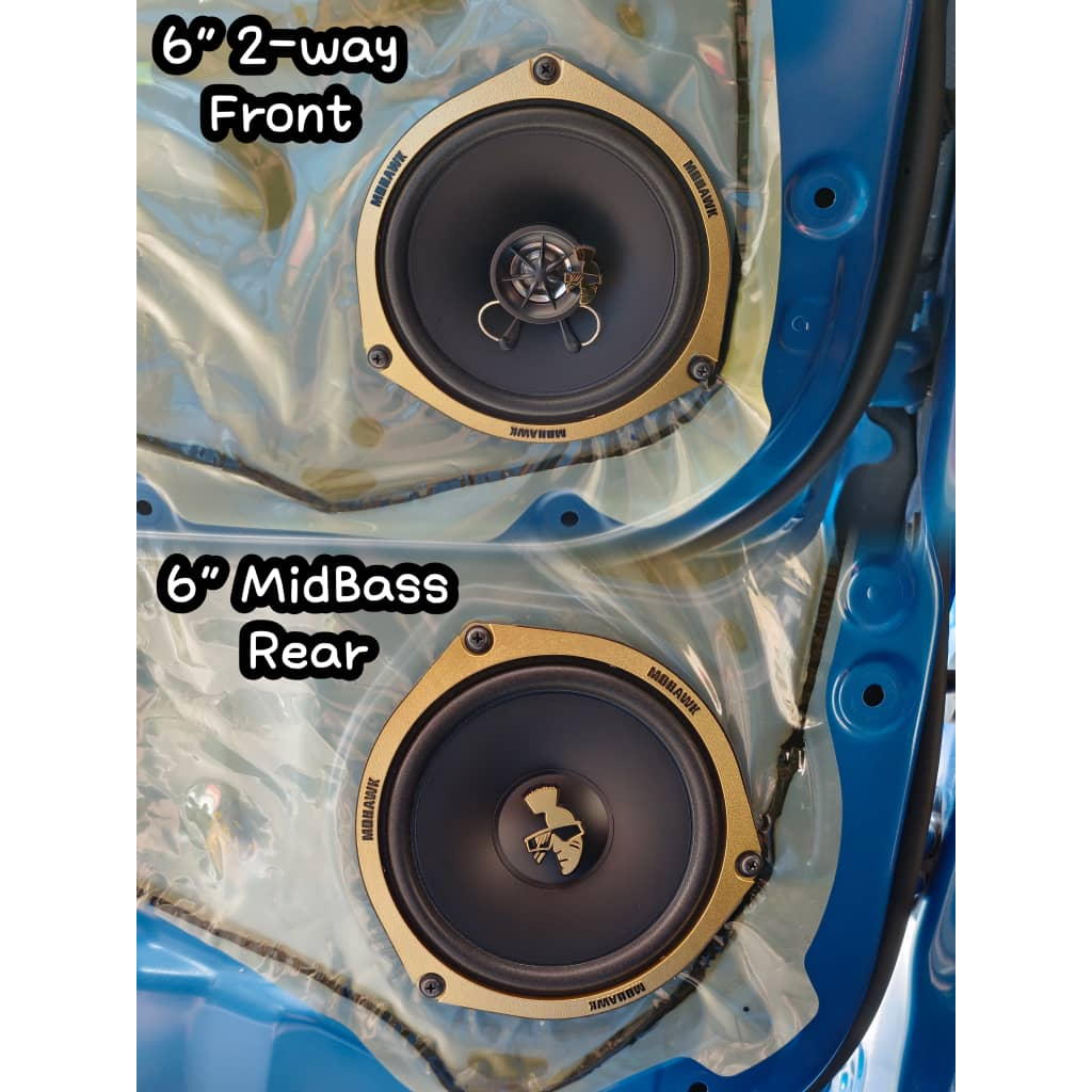 Mohawk M5 Gold Series PERODUA/PROTON OEM Plug N Play Speaker Myvi,Axia ...