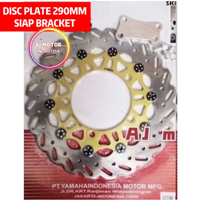 YAMAHA Y15ZR V1 V2 Y16ZR [ 290MM ] FRONT DISC PLATE WITH BRACKET Y16 ...