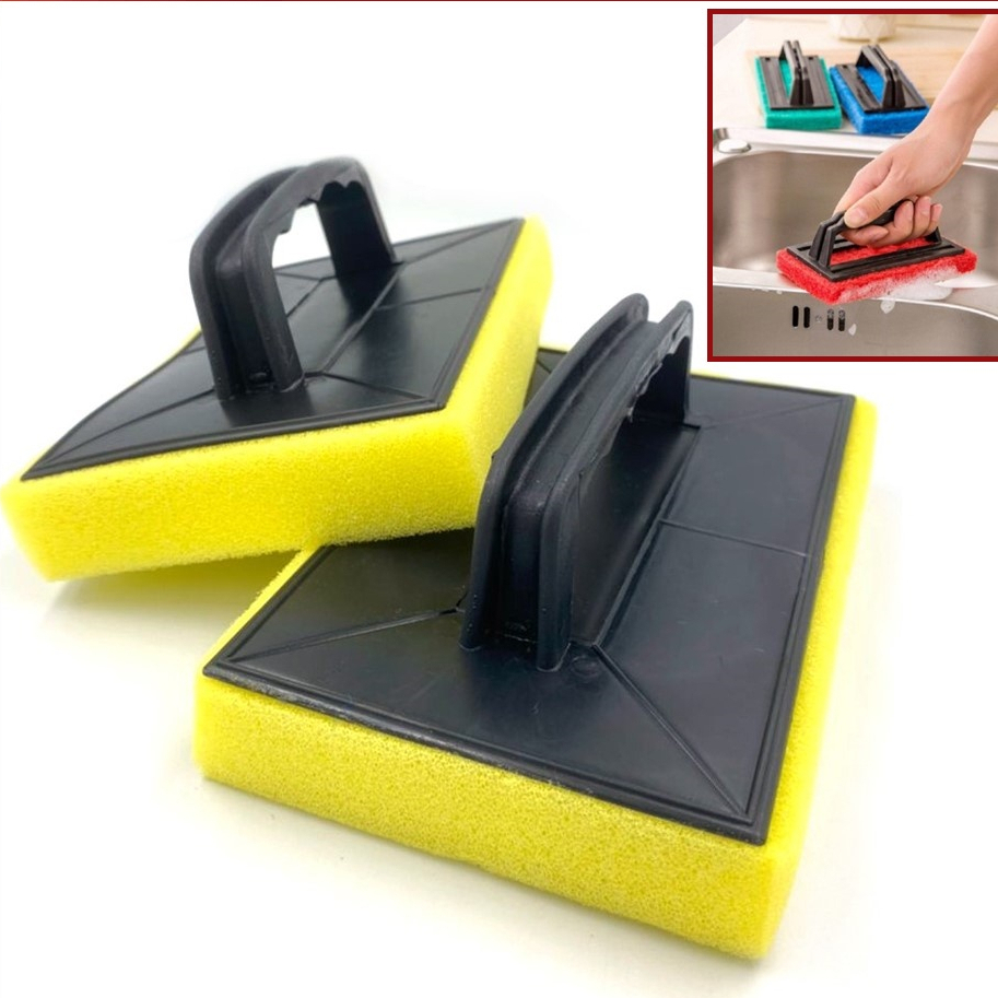 Yellow Sponge Scrub Trowel With Handle for Plaster Cement Trowel Simen ...