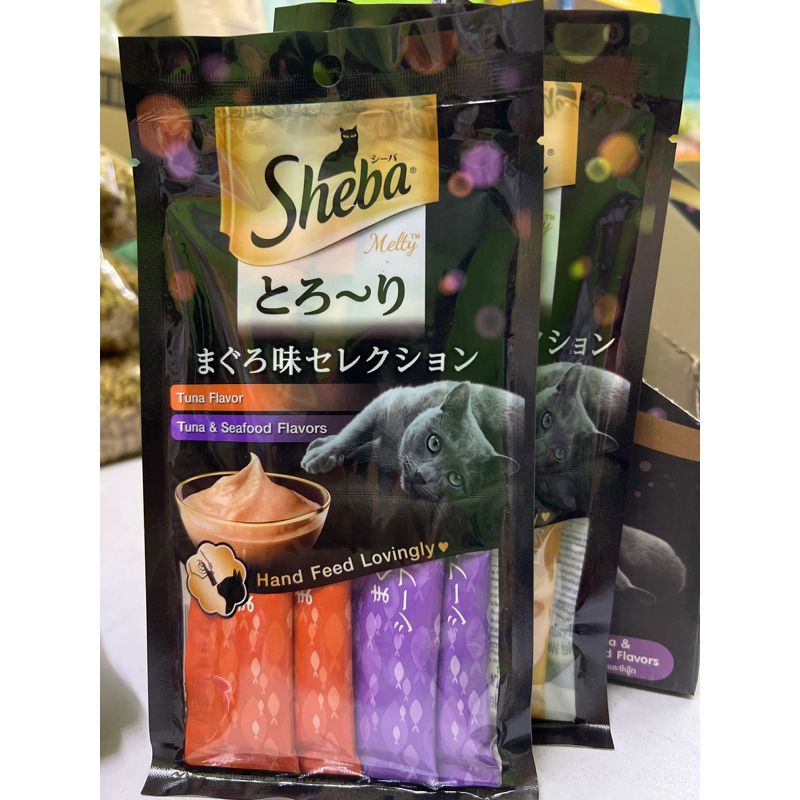 SHEBA MELTY CREAM CAT TREATS 12GM X 4SACHET | Shopee Malaysia