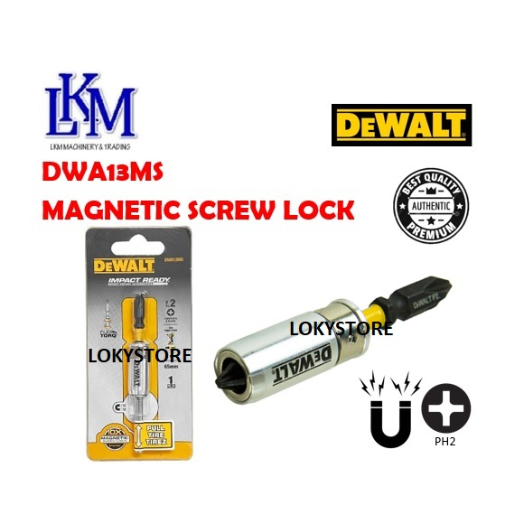 (100% Original)DEWALT DWA13MS 65mm Magnetic Screw Lock | Shopee Malaysia