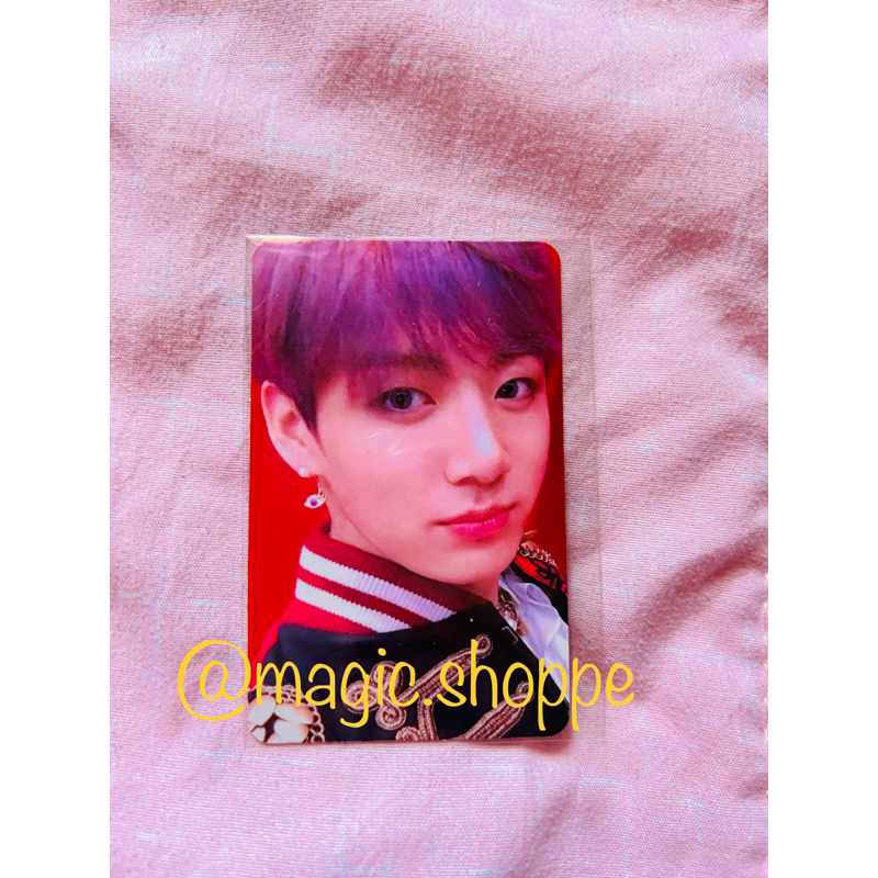 BTS Jungkook JK Official Photocard (Love Yourself) | Shopee Malaysia