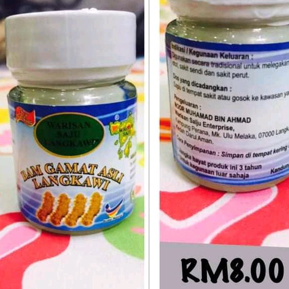 Bam Panas Gamat Asli Warisan Tok Saju. | Shopee Malaysia