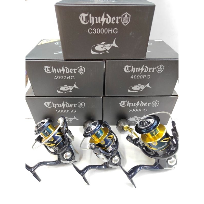 ((NEW 2023)) G-TECH THUNDER SW WITH WARRANTY SPINNING REEL | Shopee ...