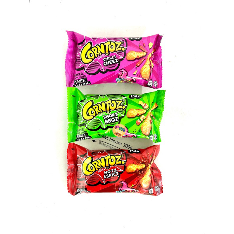 Corntoz Mini Crackers 15g x 6pkt Childhood Snacks Makanan Ringan Zaman ...
