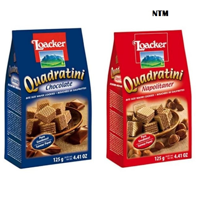 LOACKER QUADRATINI - KAKAO / NAPOLI 125G | Shopee Malaysia