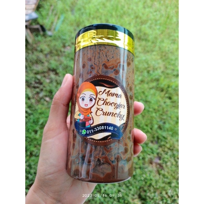 choco jar crunchy murah dan sedap guna coklat premium.berat 400ml ...