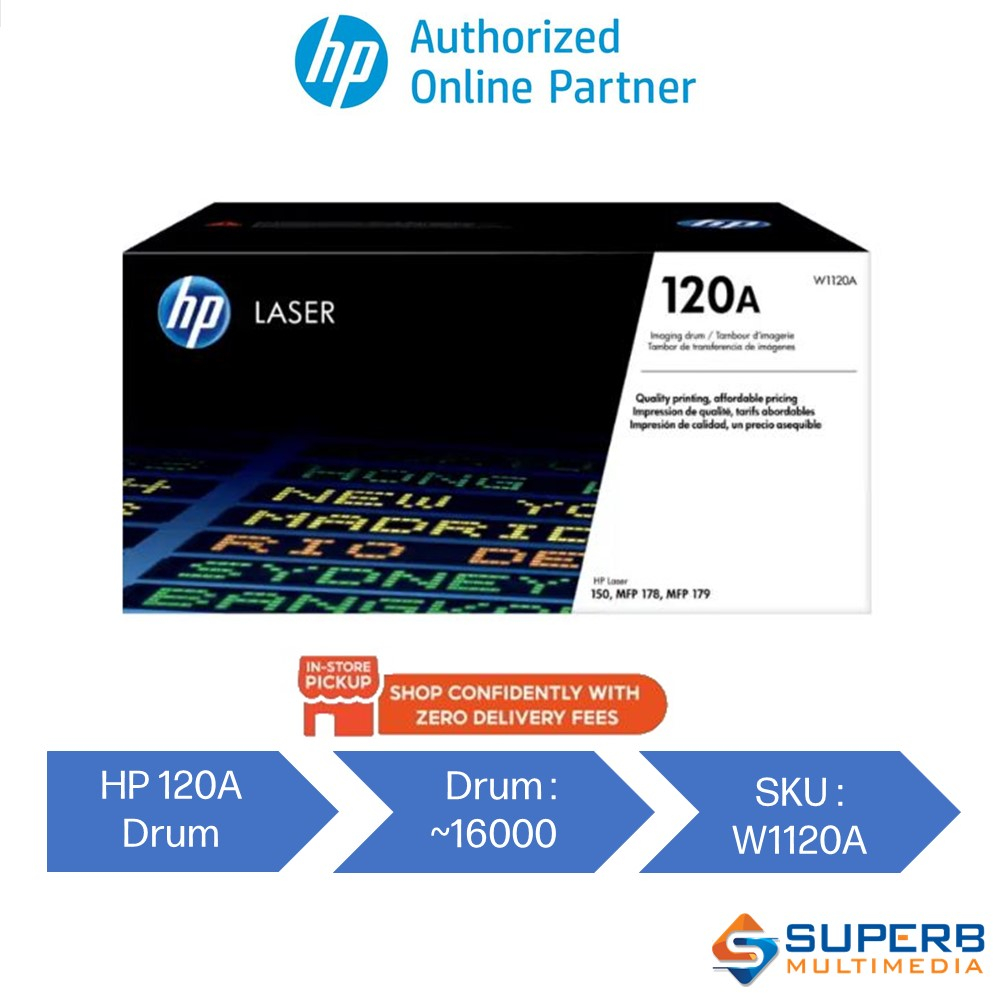 HP 120A Original Laser Imaging Drum [W1120A] | Shopee Malaysia