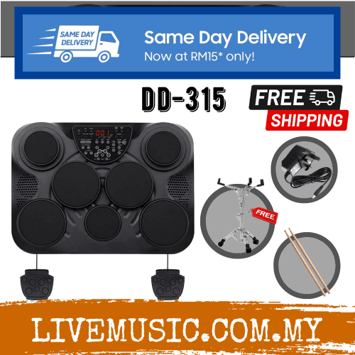 *SAME DAY DELIVERY* Medeli DD315 - Portable Digital Drum (DD-315 ...