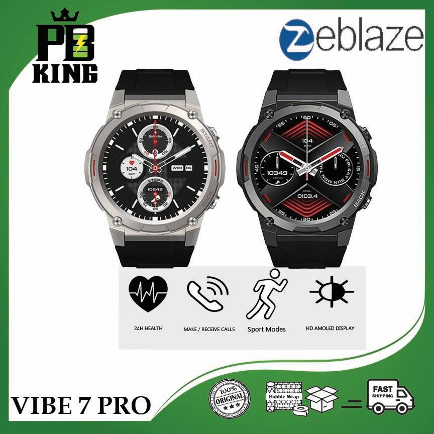 Zeblaze Vibe 7 Pro Smartwatch 1.43" Ultra HD AMOLED Display, Water ...