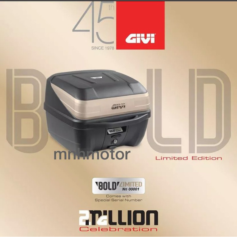 GIVI BOX B32 GOLD (LIMITED EDITION) | Shopee Malaysia