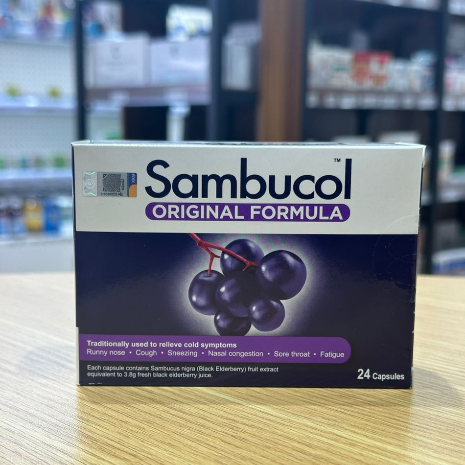 SAMBUCOL ORIGINAL FORMULA CAP (24S) | Shopee Malaysia
