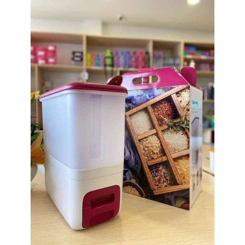 RICE SMART TUPPERWARE (10KG) MAGENTA COLOR | Shopee Malaysia