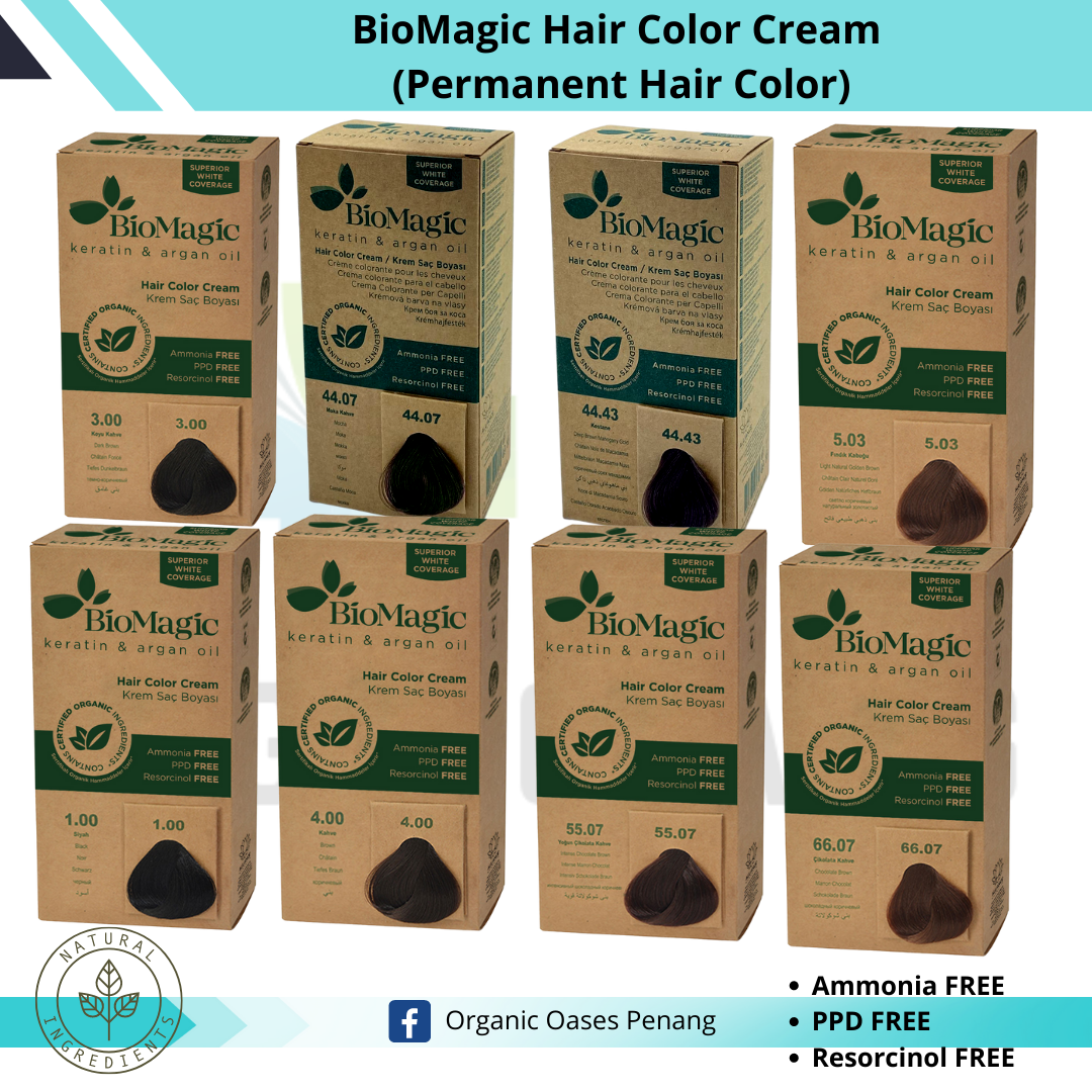 BioMagic Hair Color Cream (With Certified Organic Ingredients, NO ...