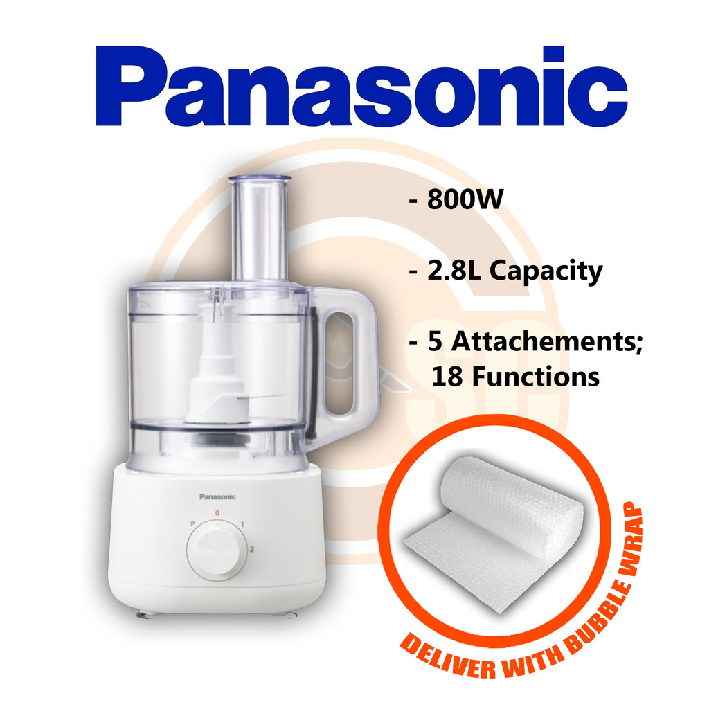 [BUBBLE WRAPPED!] PANASONIC 800W FOOD PROCESSOR MK-F310WSK | Shopee ...
