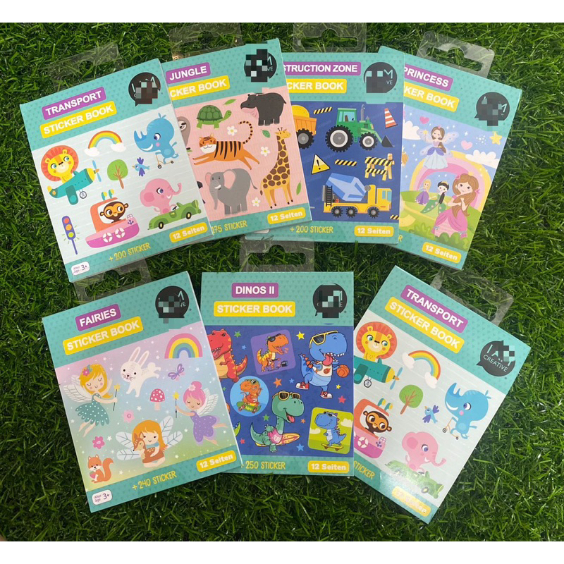 Cute Mini Sticker Book 12 Sheets 💗 (13 types) | Shopee Malaysia