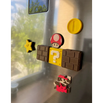 Super Mario Bros Fridge Magnet Collection | Shopee Malaysia