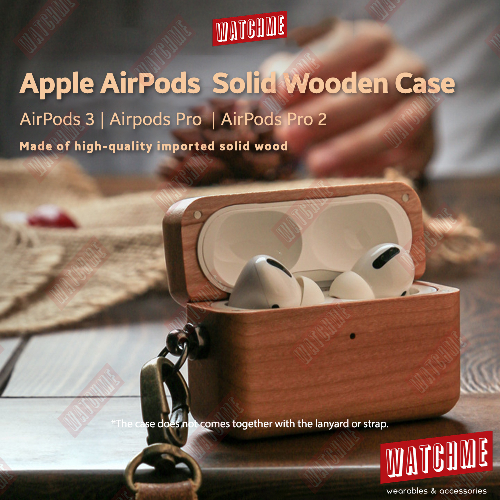 Apple Airpod Case, Solid Wood Series (Handicraft Full Cover Protect ...