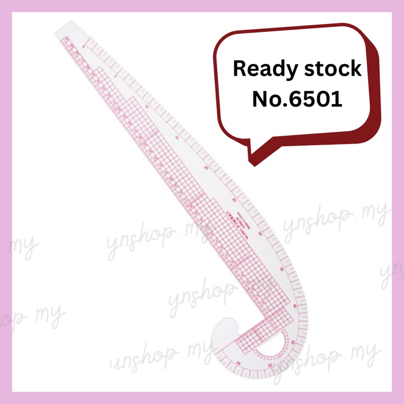 No.6501 Curve Ruler For Dressmaking Support Tools & Easy Sewing Pattern ...