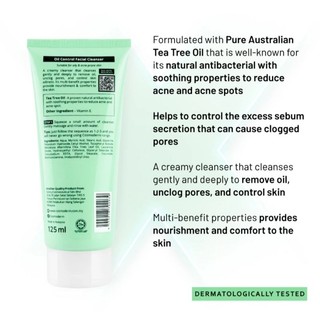 Cosmoderm Tea Tree Series Face Wash | Toner | Day & Night Cream Facial ...