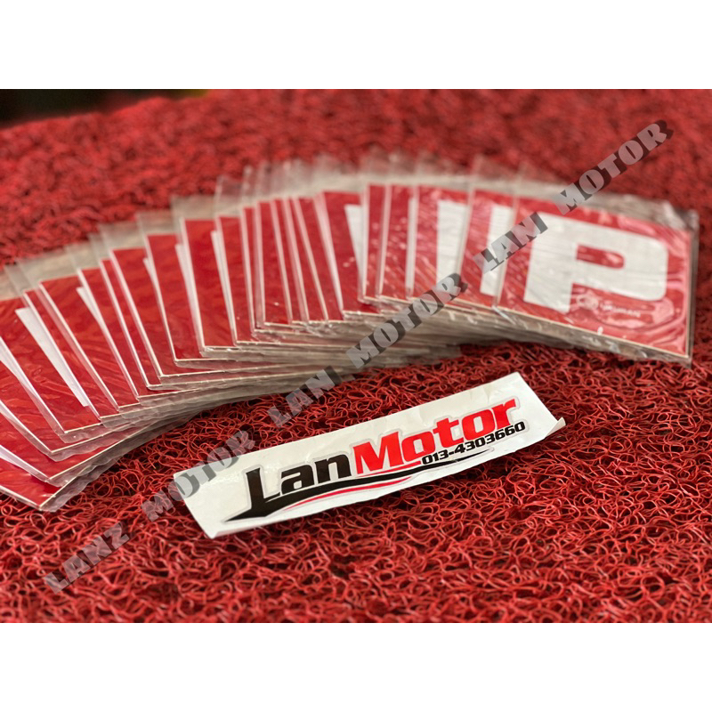 STICKER P MOTOSIKAL ( 2 PCS ) | Shopee Malaysia