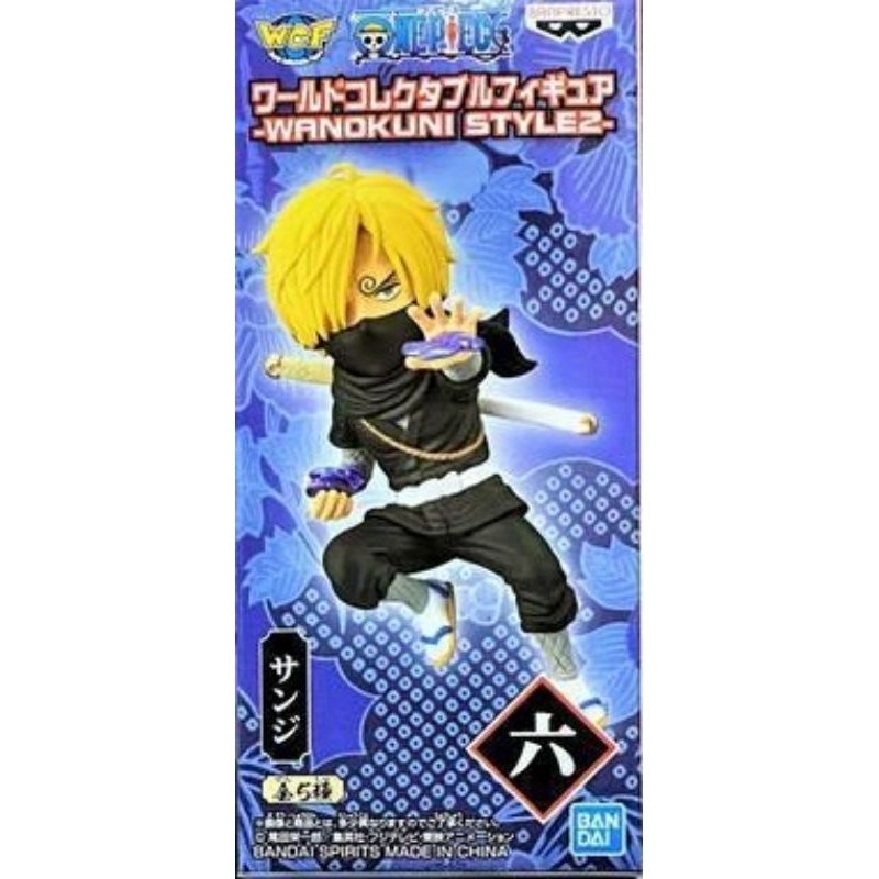 Original Banpresto Bandai WCF One Piece Wanokuni Style2 Sanji Ninja ...