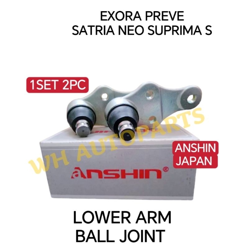 (ANSHIN) LOWER ARM BALL JOINT PROTON EXORA PREVE SATRIA NEO (PW868258 ...