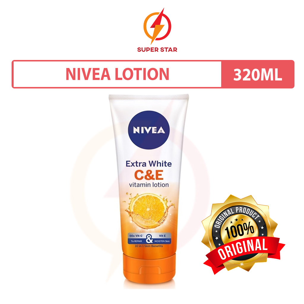 NIVEA Extra Bright C&E Vitamin Lotion 320ml | Shopee Malaysia