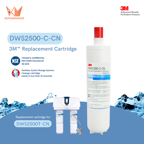 3M Under-sink Drinking Water Filter System Replacement Cartridge for DWS2500T-CN | Shopee Malaysia