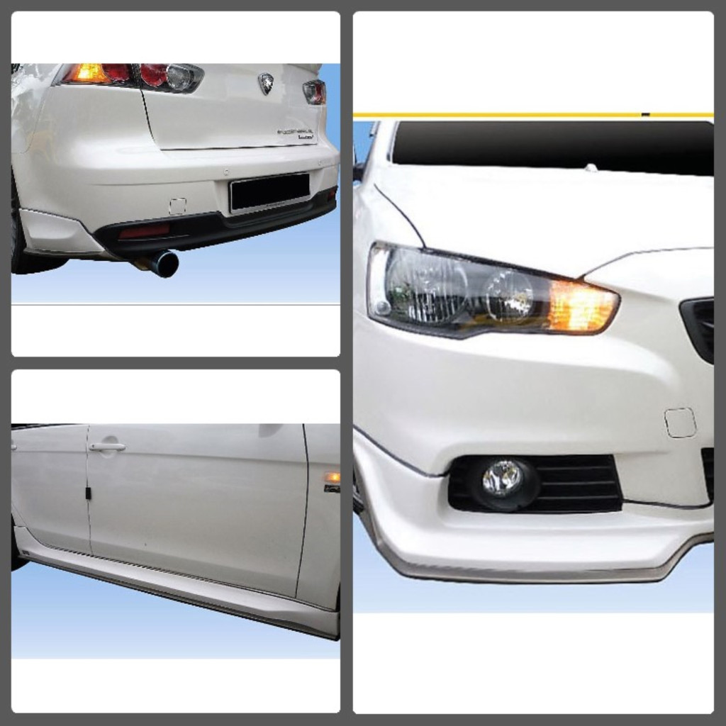 Proton Inspira 1st Generation R3 Skirting Body Kit PU Ready Stock ...