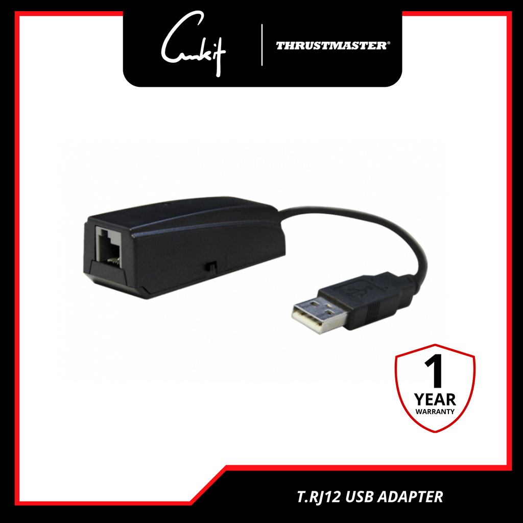 06.25 SALE 】Thrustmaster T.RJ 12 USB Adapter | Shopee Malaysia
