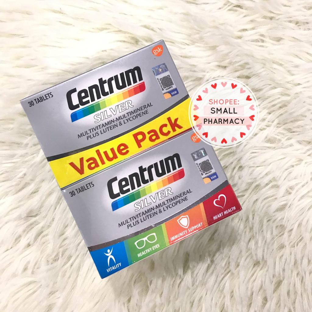 Centrum Multivitamins + Minerals / Centrum Silver Multivitamins ...