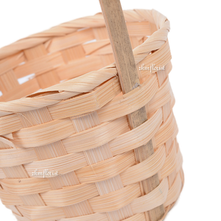 BASKET FRUIT with handle Hamper Rattan Basket Bakul Rotan Buluh ...