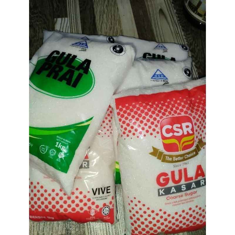Gula Pasir Paket 1kg ( prai/csr) | Shopee Malaysia