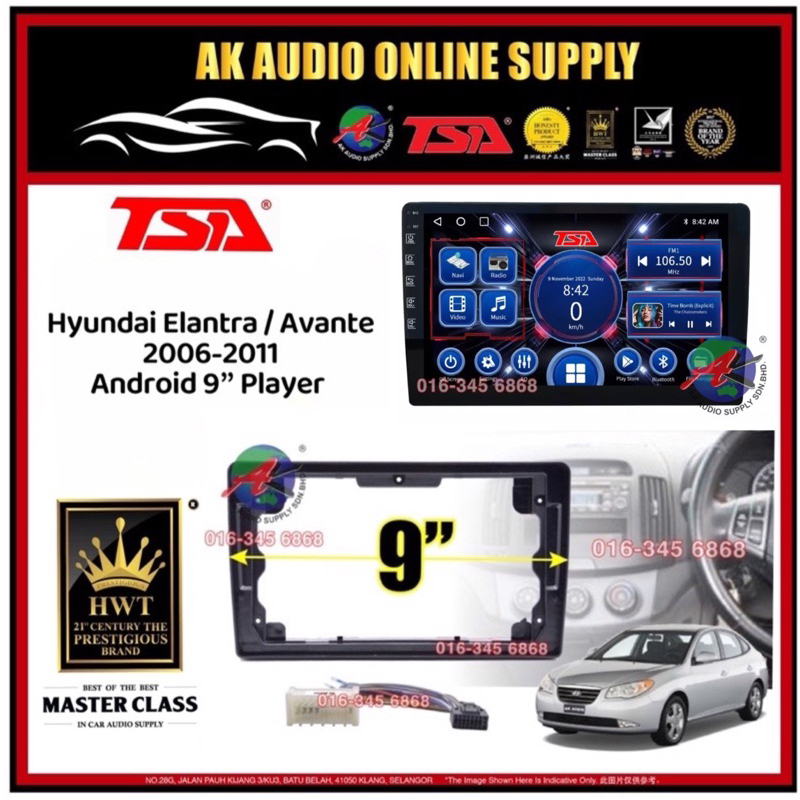 [ MTK 2+32GB ] TSA Hyundai Elantra / Avante 2006 -2011 ( Small ...
