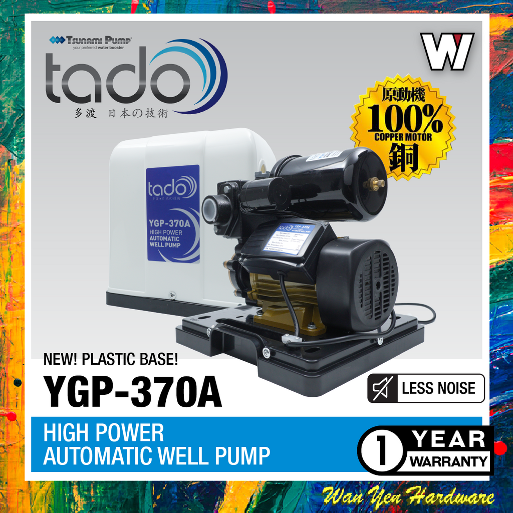TADO YGP370A - Pam Air Automatik Untuk Rumah / Automatic Water Pump For ...