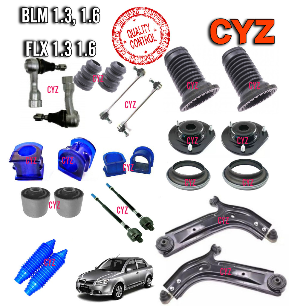 24 ITEM COMBO SET FRONT SUSPENSION BLM 1.3 1.6, FL, FLX SAGA VVT LOWER ...