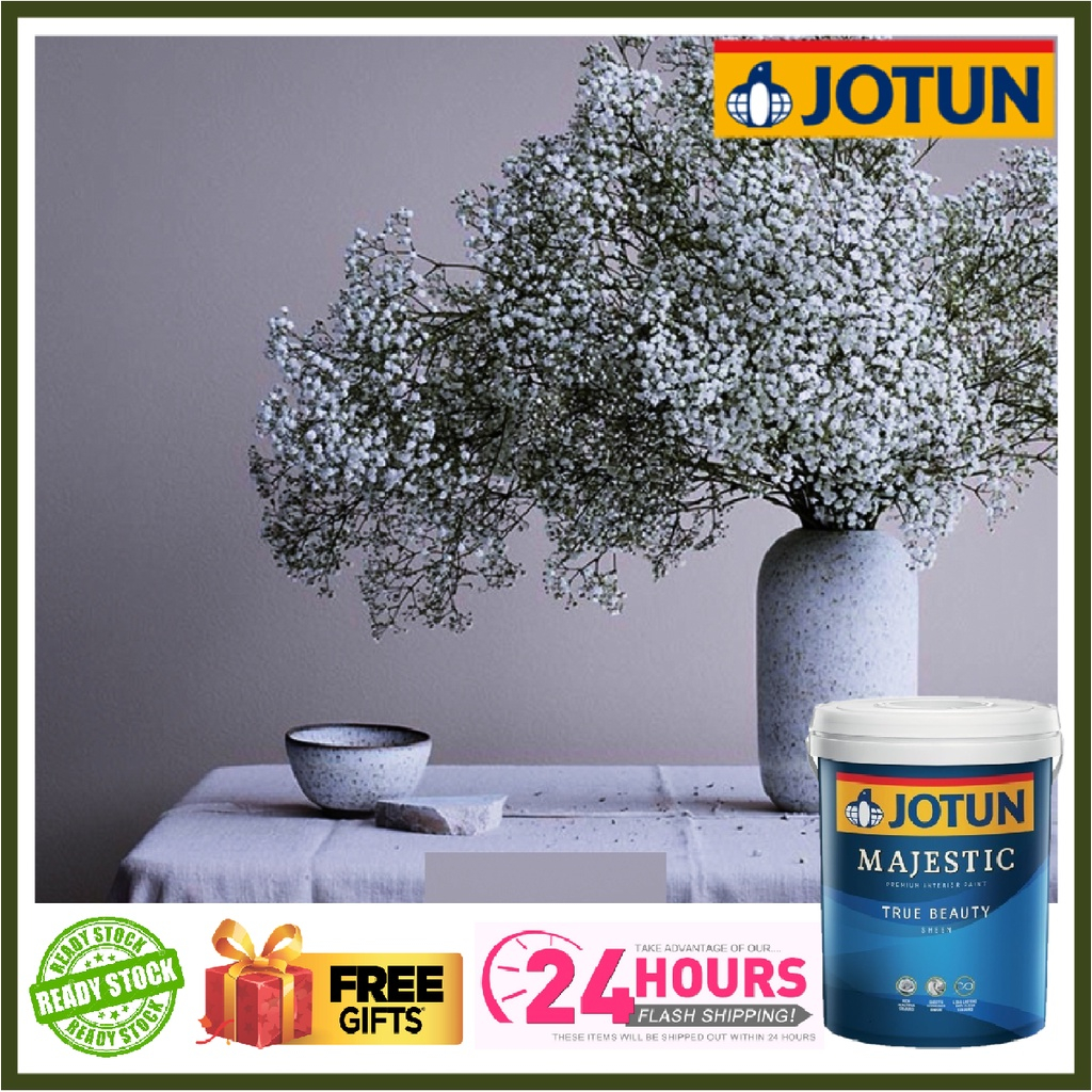 JOTUN 1L 5200 DUSKY BLUE Majestic True Beauty Sheen /Cat Dalam Kilat ...