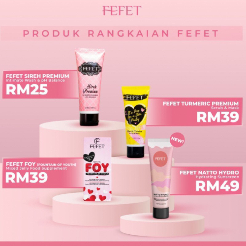 𝐅𝐄𝐅𝐄𝐓 100% 𝐎𝐑𝐈𝐆𝐈𝐍𝐀𝐋 𝐇𝐐 FEFET MALAYSIA | Shopee Malaysia