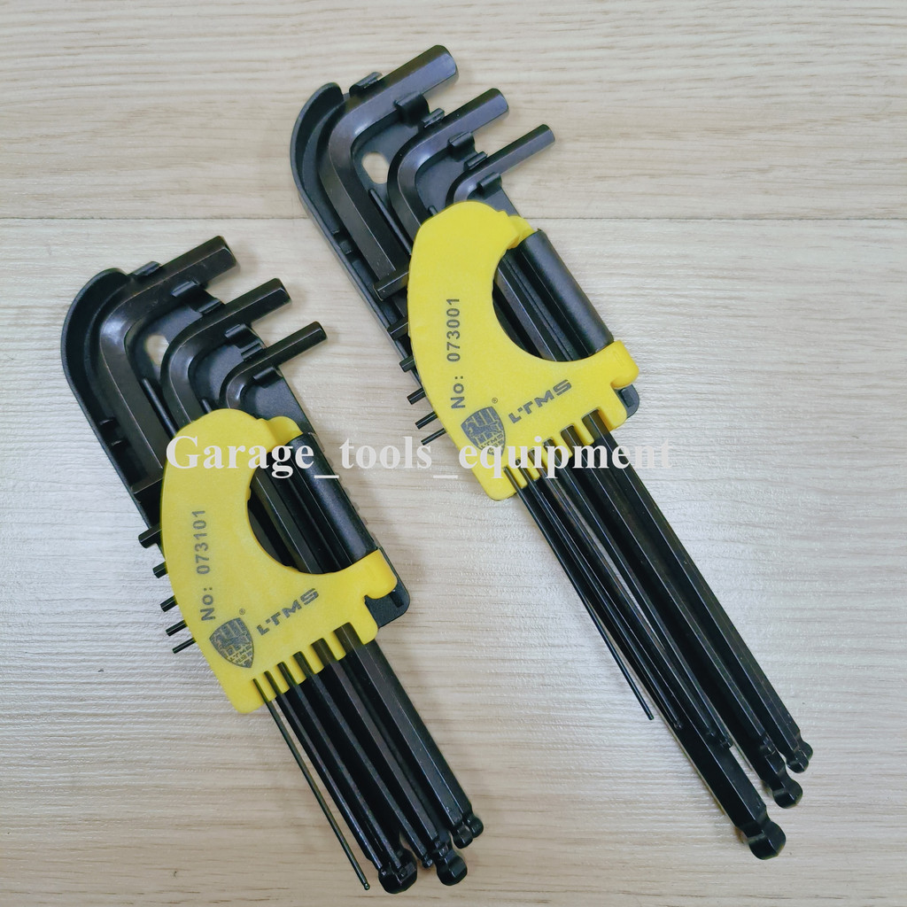 LTMS Normal | Extra Long 9Pcs Hex Key Set (Allen Key) | Shopee Malaysia