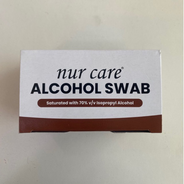 EMS/NUR CARE ALCOHOL SWAB 100PCS (70% ISOPROPYL ALCOHOL) | Shopee Malaysia