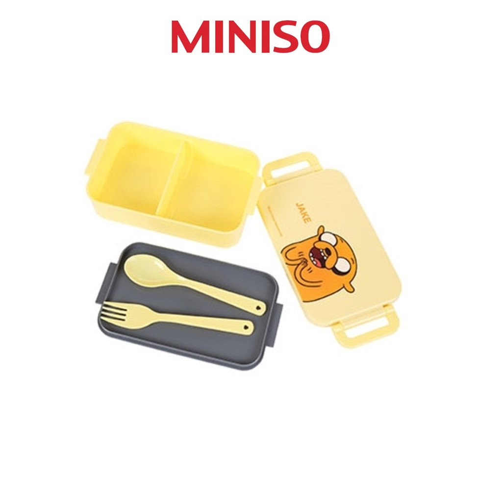 MINISO-Adventure Time- Bento Box (Yellow) | Shopee Malaysia