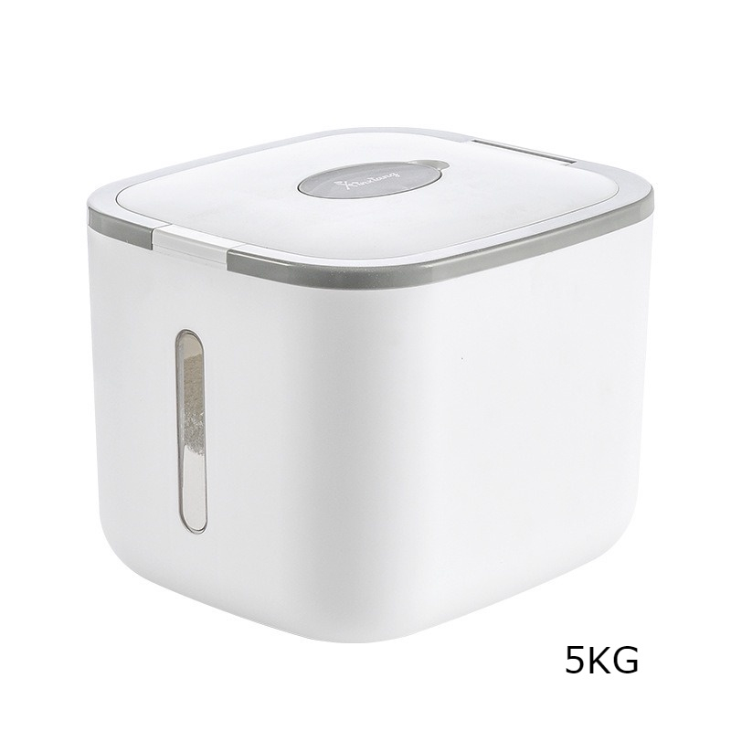 Ecoco 10Kg Rice Grain Storage Box Food Container Press Open Cup Bekas ...