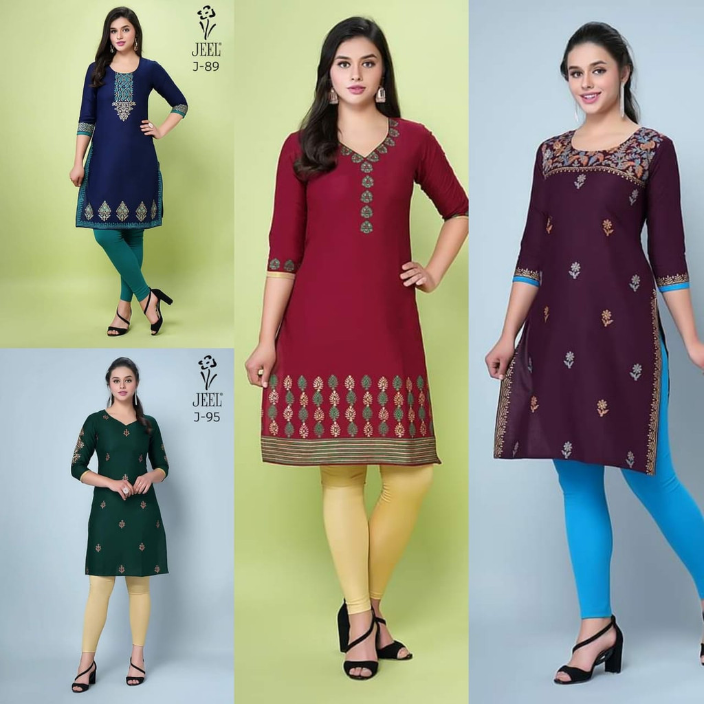 Jeel Cotton Kurti Size S to 3XL | Shopee Malaysia
